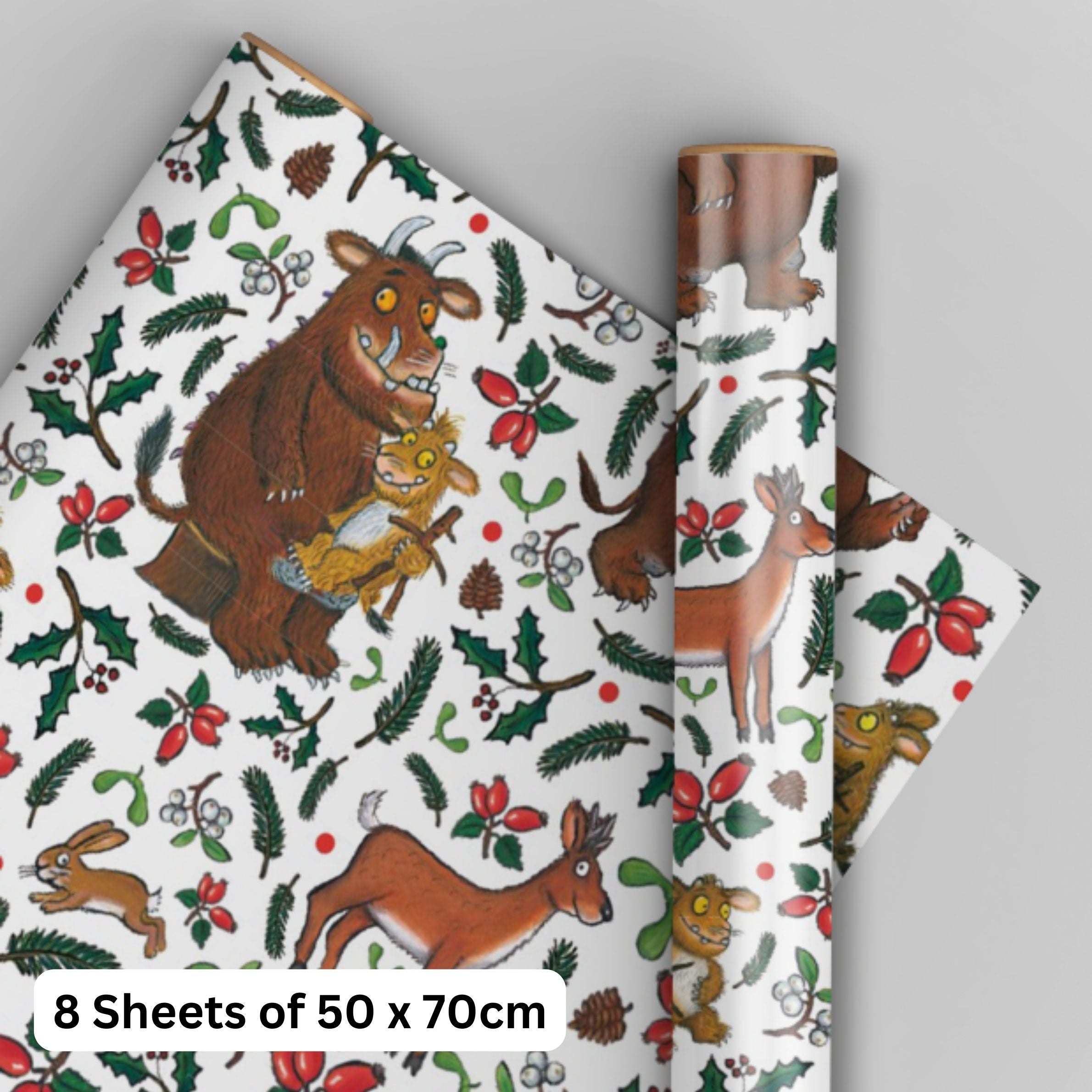 The Gruffalo Christmas 8 Sheets & 8 Tags Gift Wrap Bundle – Danilo ...