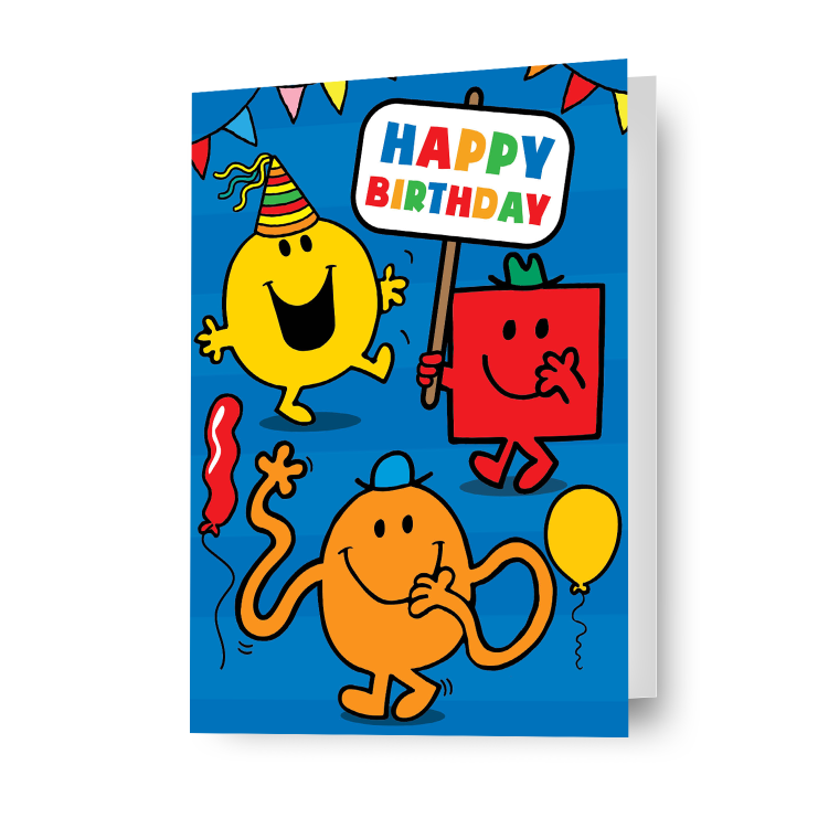 Mr Men & Little Miss 'Happy Birthday' Card – Danilo Promotions