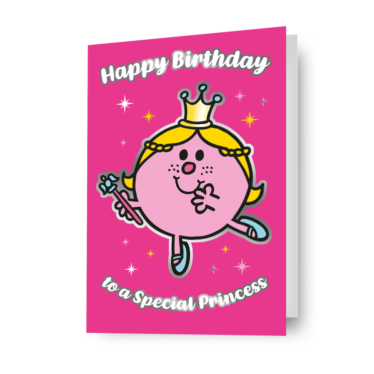 Mr Men & Little Miss Princess Birthday Card – Danilo Promotions