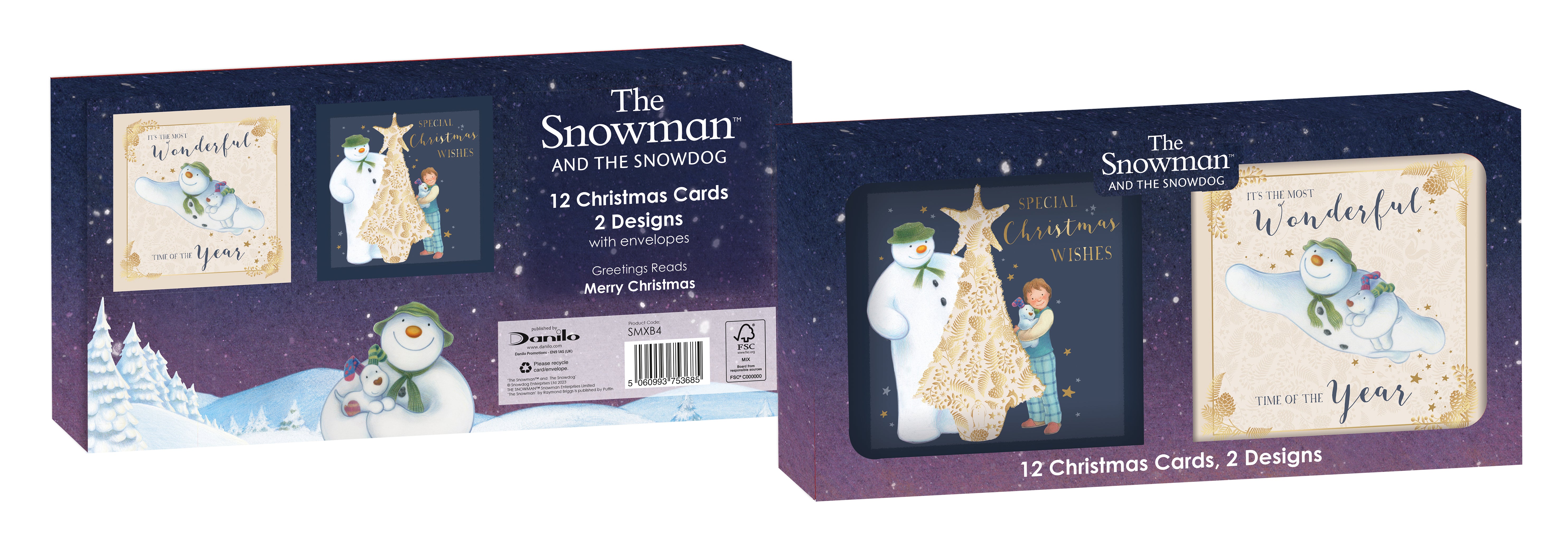 The Snowman Christmas Card Multipack – Danilo Promotions