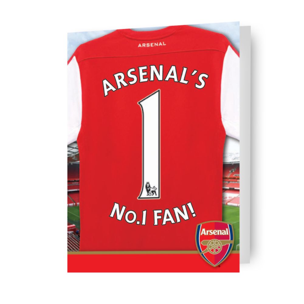 Arsenal Football Club Official Emirates Stadium Pop-up Birthday Card ...
