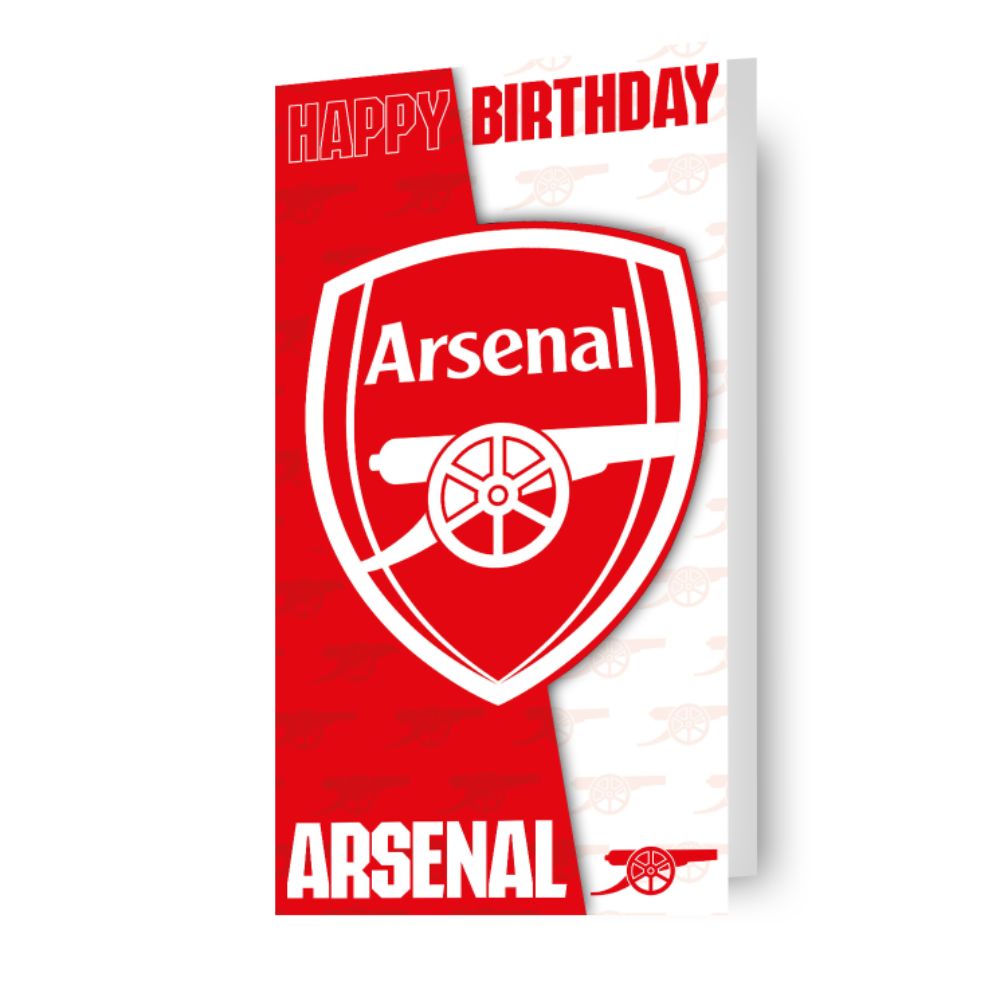 Arsenal FC Crest Generic Birthday Card – Danilo Promotions