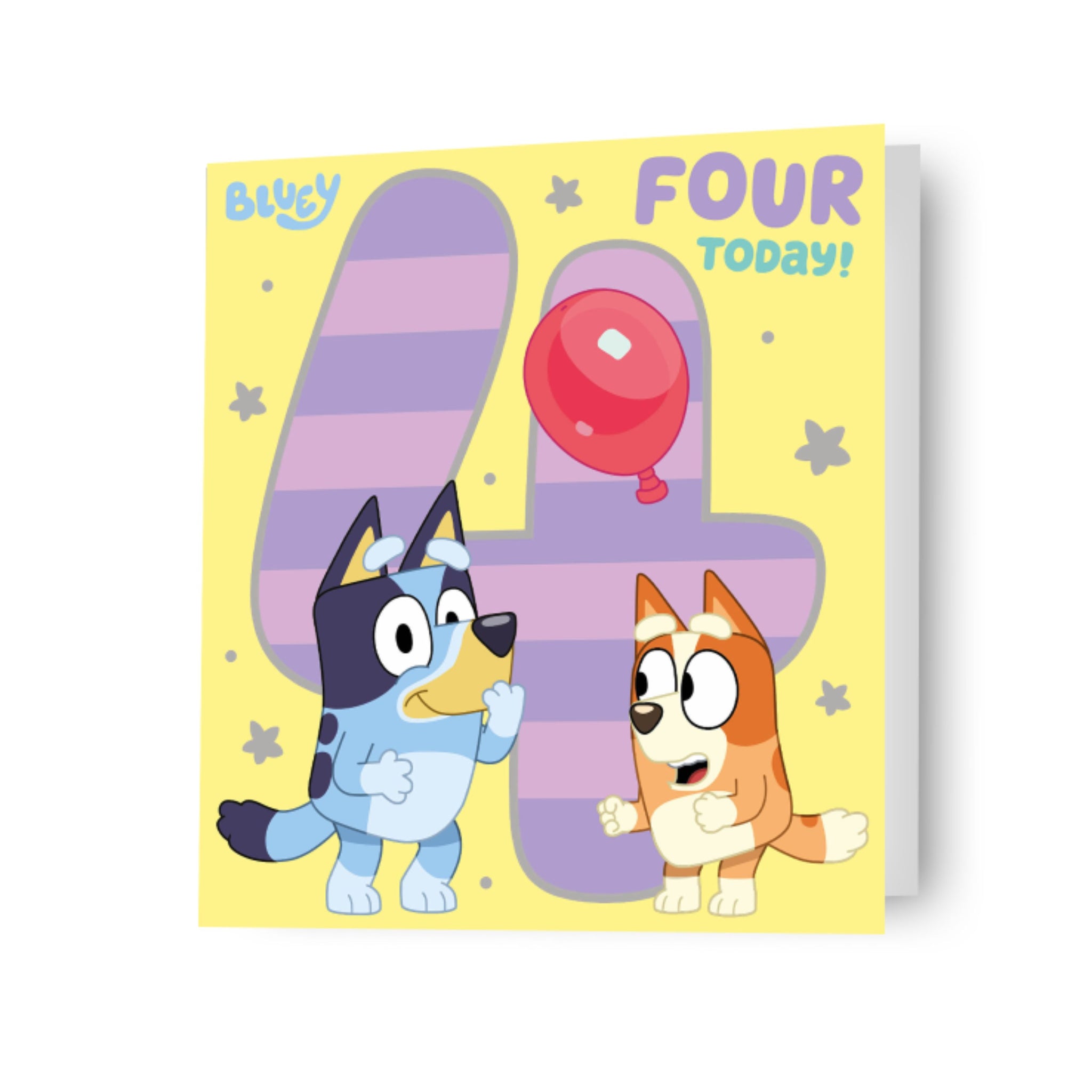 Bluey Age 4 Birthday Card – Danilo Promotions