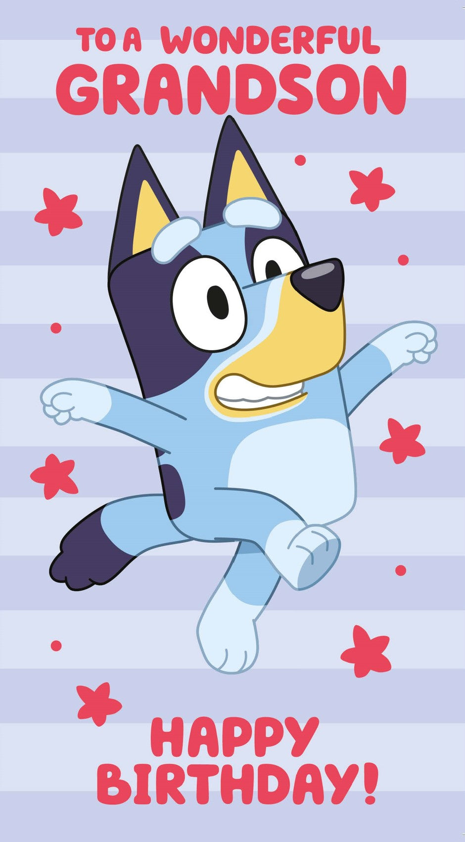 Bluey Grandson Birthday Card – Danilo Promotions