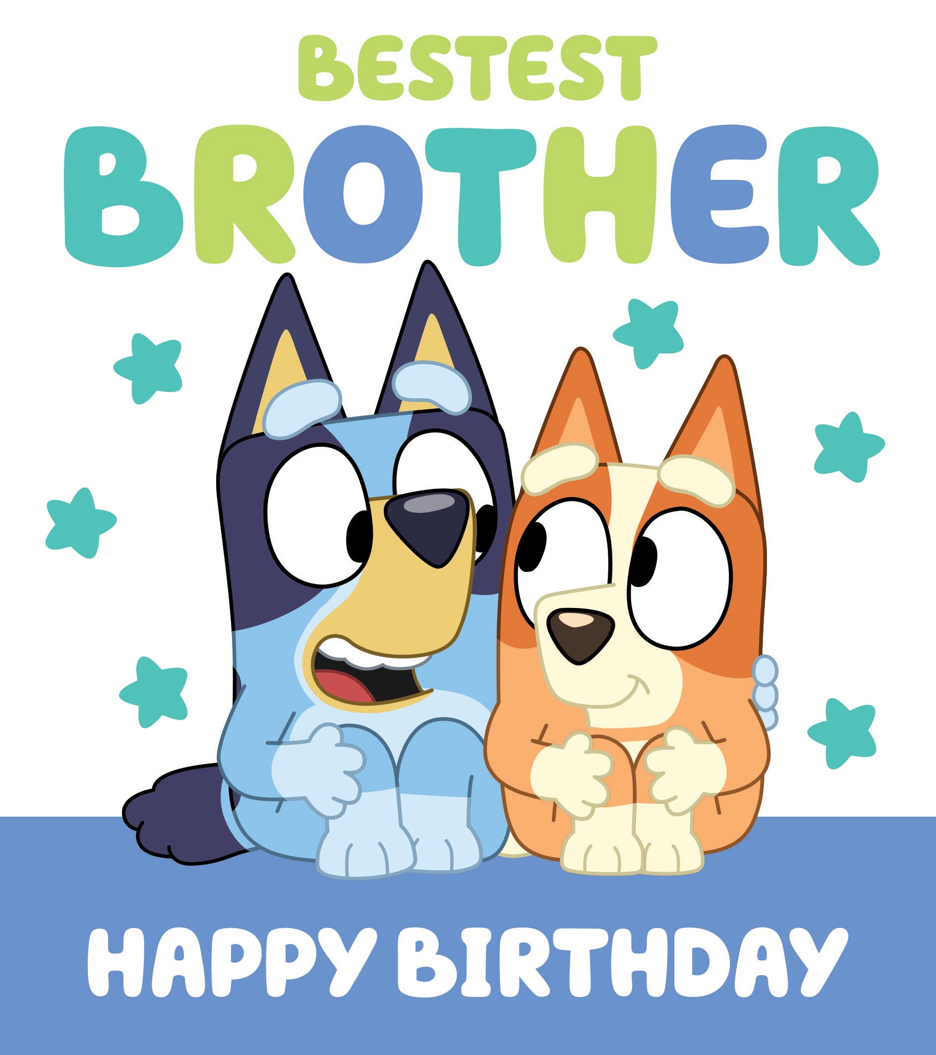 Bluey Brother Birthday Card – Danilo Promotions