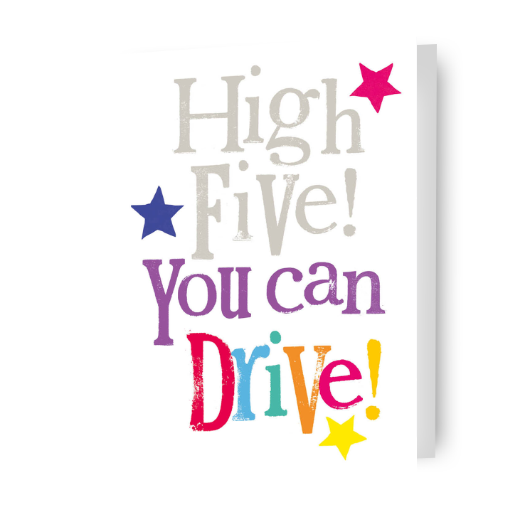 Brightside 'High Five You Can Drive' Passed Driving Test Card – Danilo ...