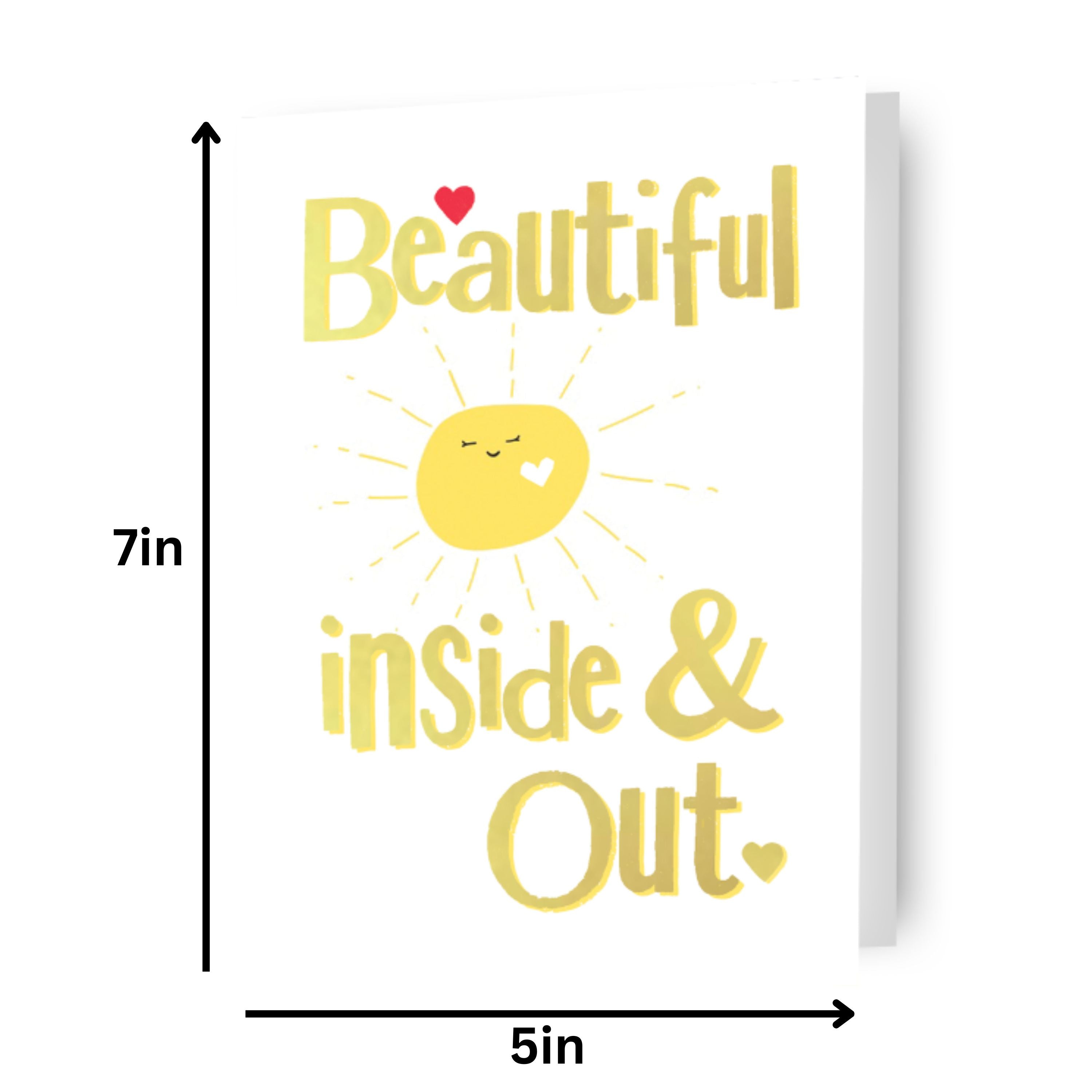 Brightside 'Beautiful Inside & Out' Blank Card – Danilo Promotions