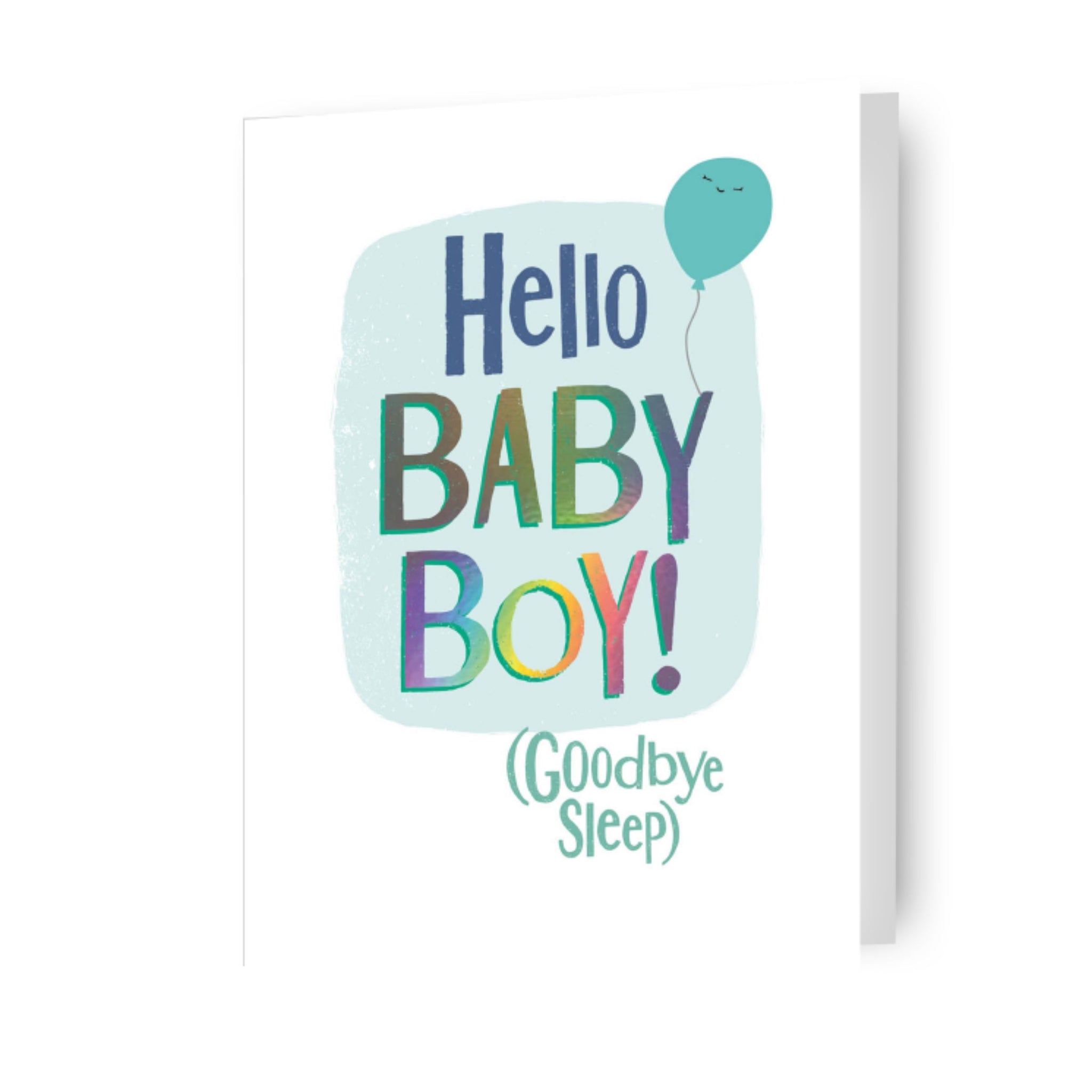 Brightside New Baby 'Hello Baby Boy! (Goodbye Sleep)' Card – Danilo ...