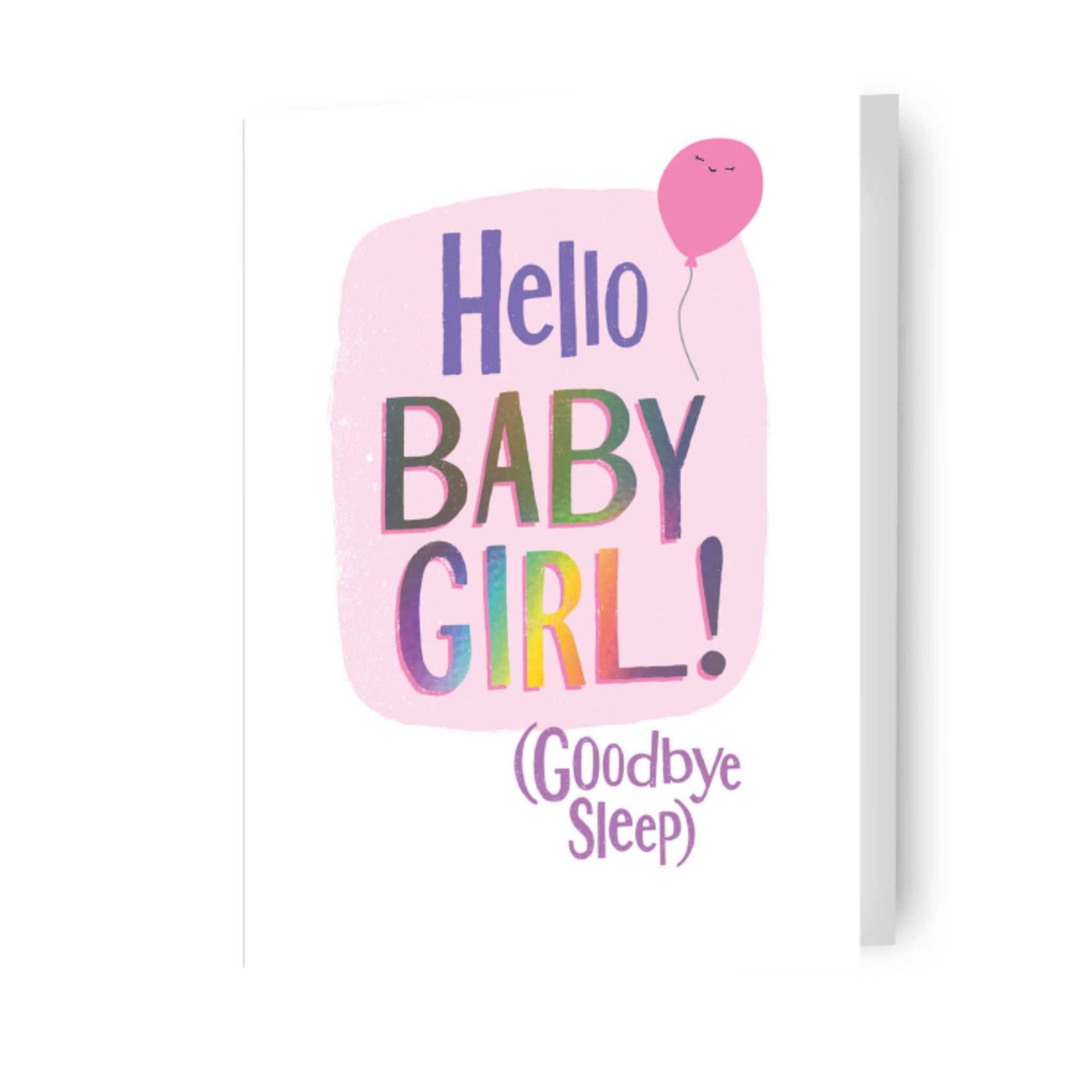Brightside New Baby 'Hello Baby Girl! (Goodbye Sleep)' Card – Danilo ...