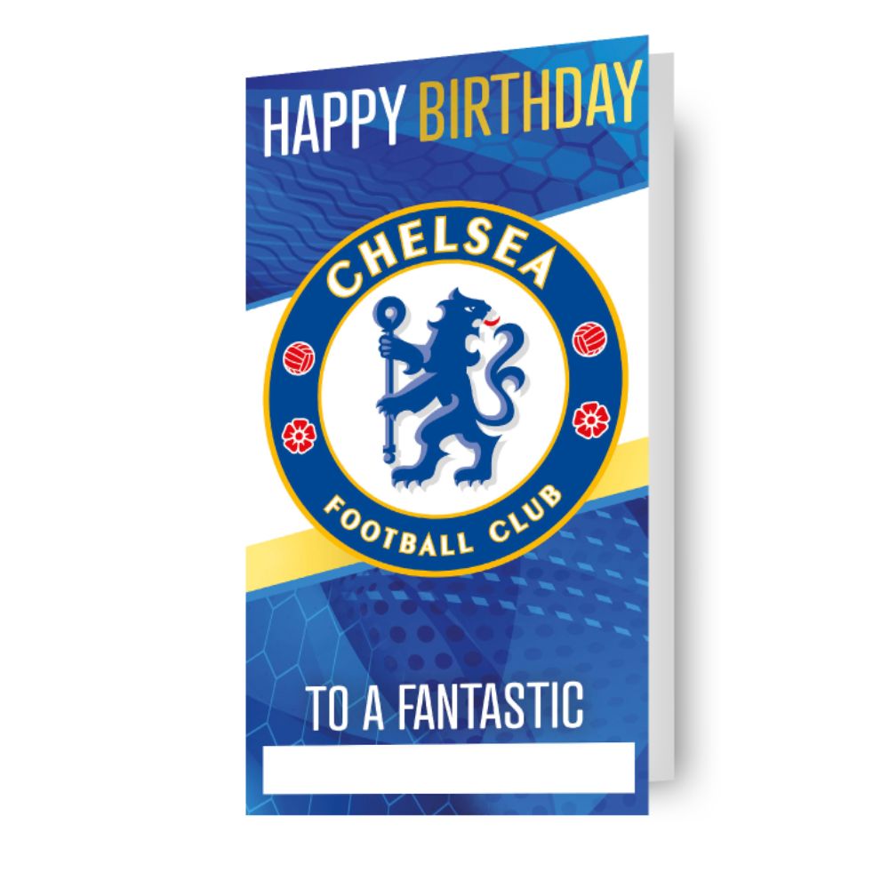 Chelsea FC Personalise Birthday Card With Sticker Sheet – Danilo Promotions