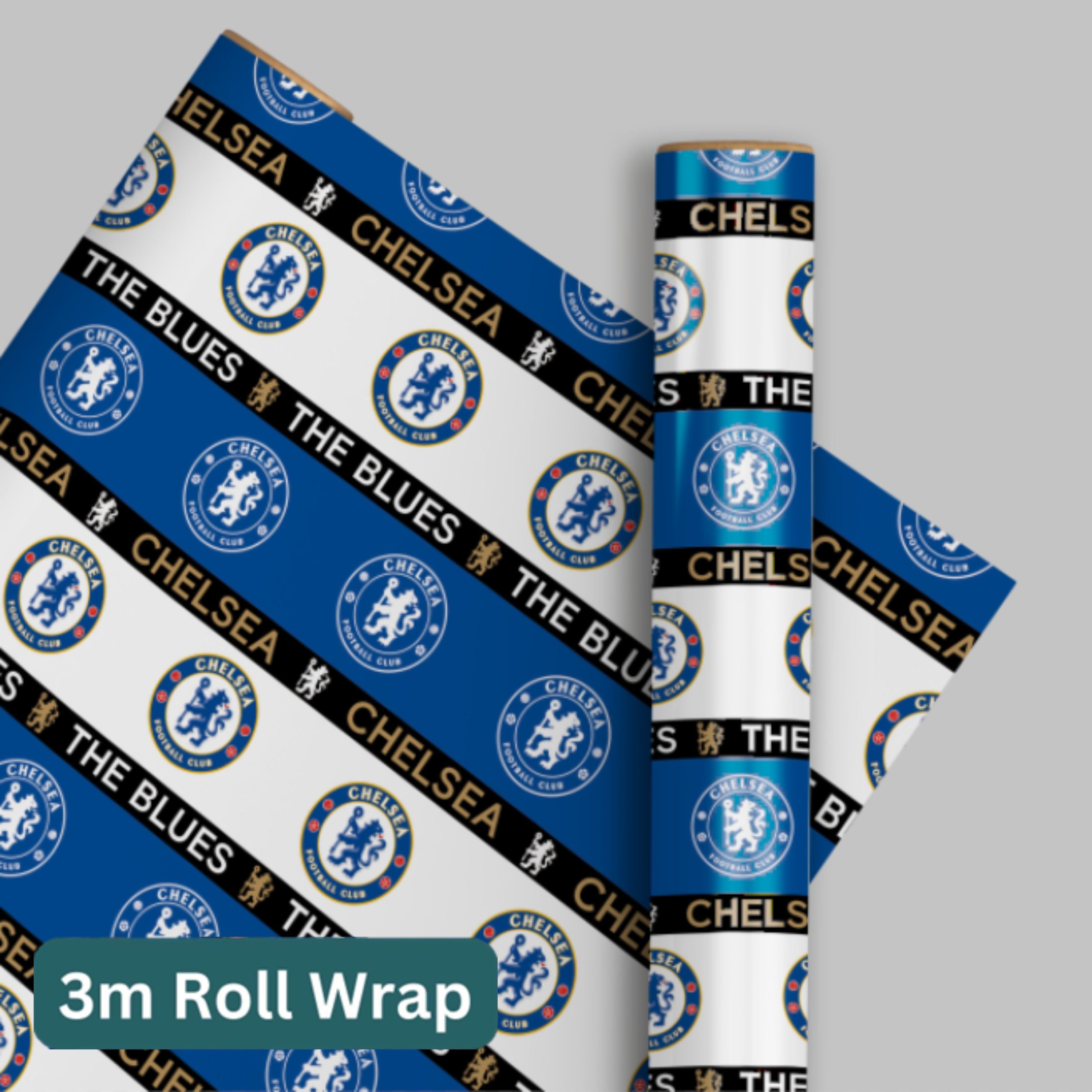 Chelsea FC 3m Roll Wrapping Paper – Danilo Promotions