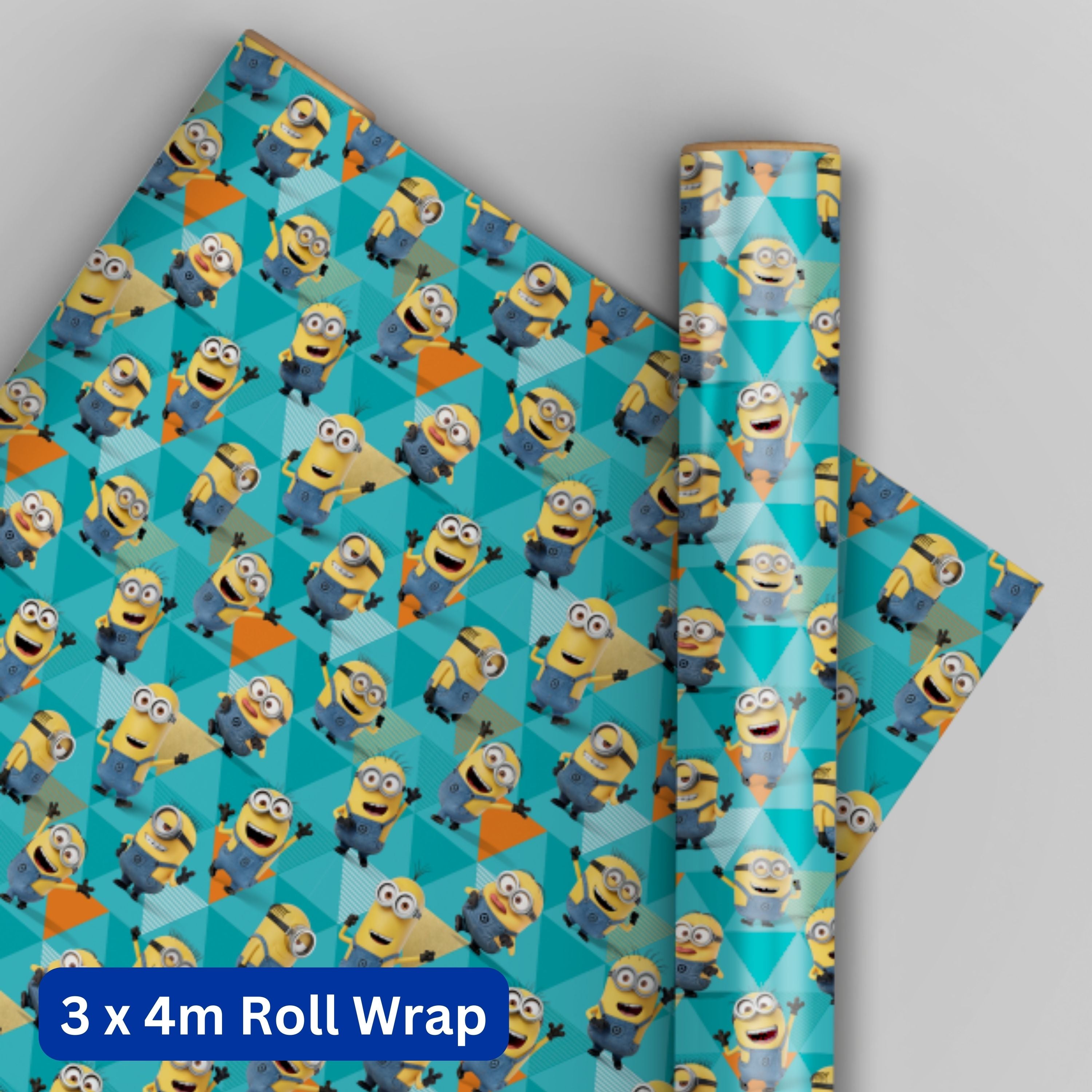 Despicable Me Minions 4m Roll Wrapping Paper - 3 Pack Bundle – Danilo ...