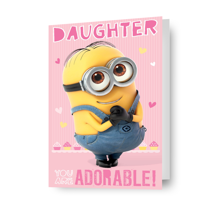 Despicable Me Minions 'Daughter' Birthday Card – Danilo Promotions