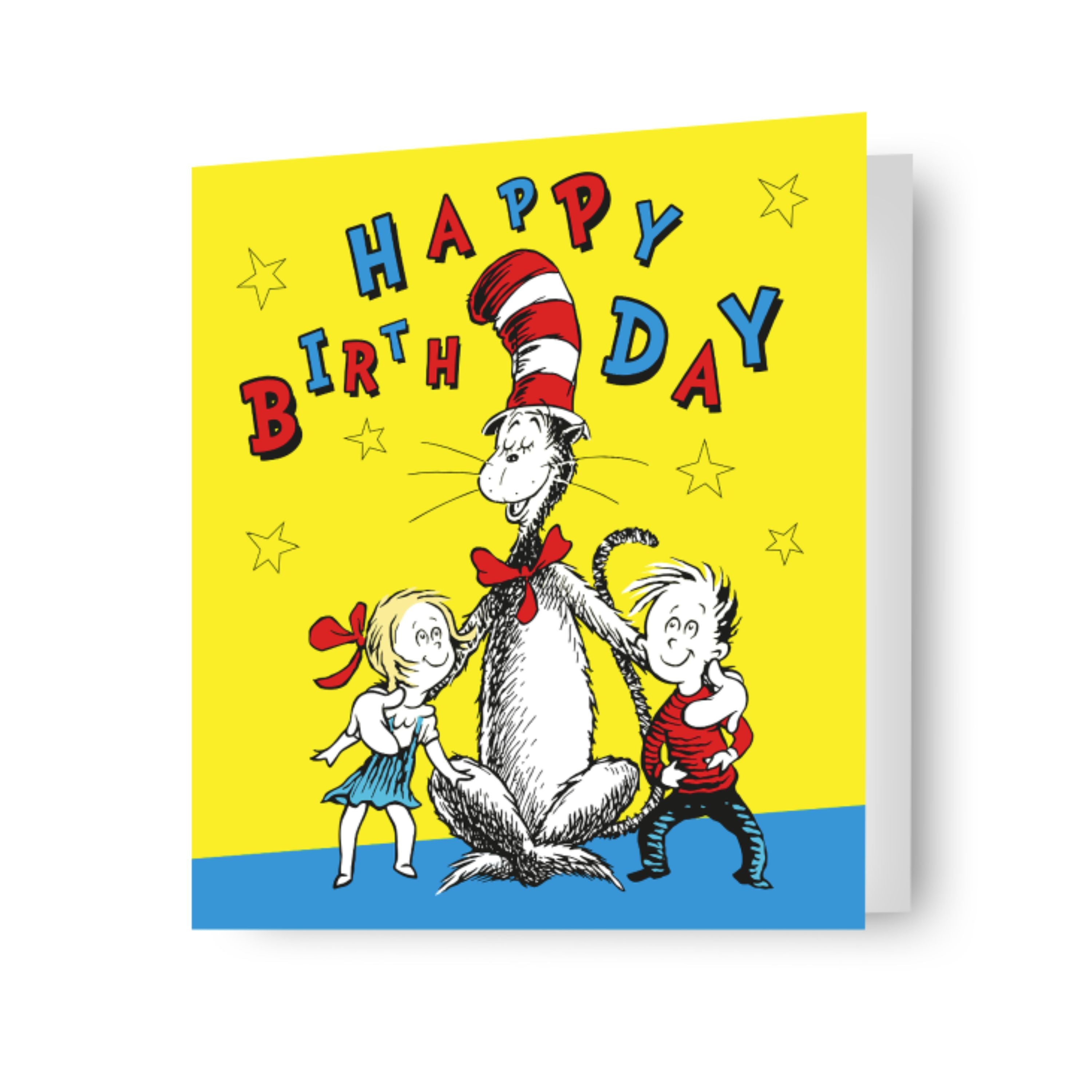 Dr Seuss Cat in the Hat Birthday Card – Danilo Promotions
