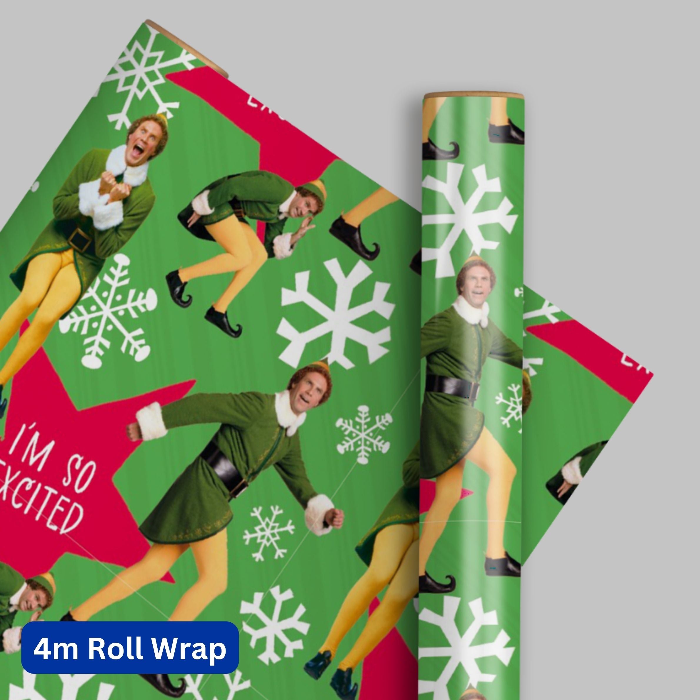 Elf Christmas 4m Roll Wrapping Paper – Danilo Promotions