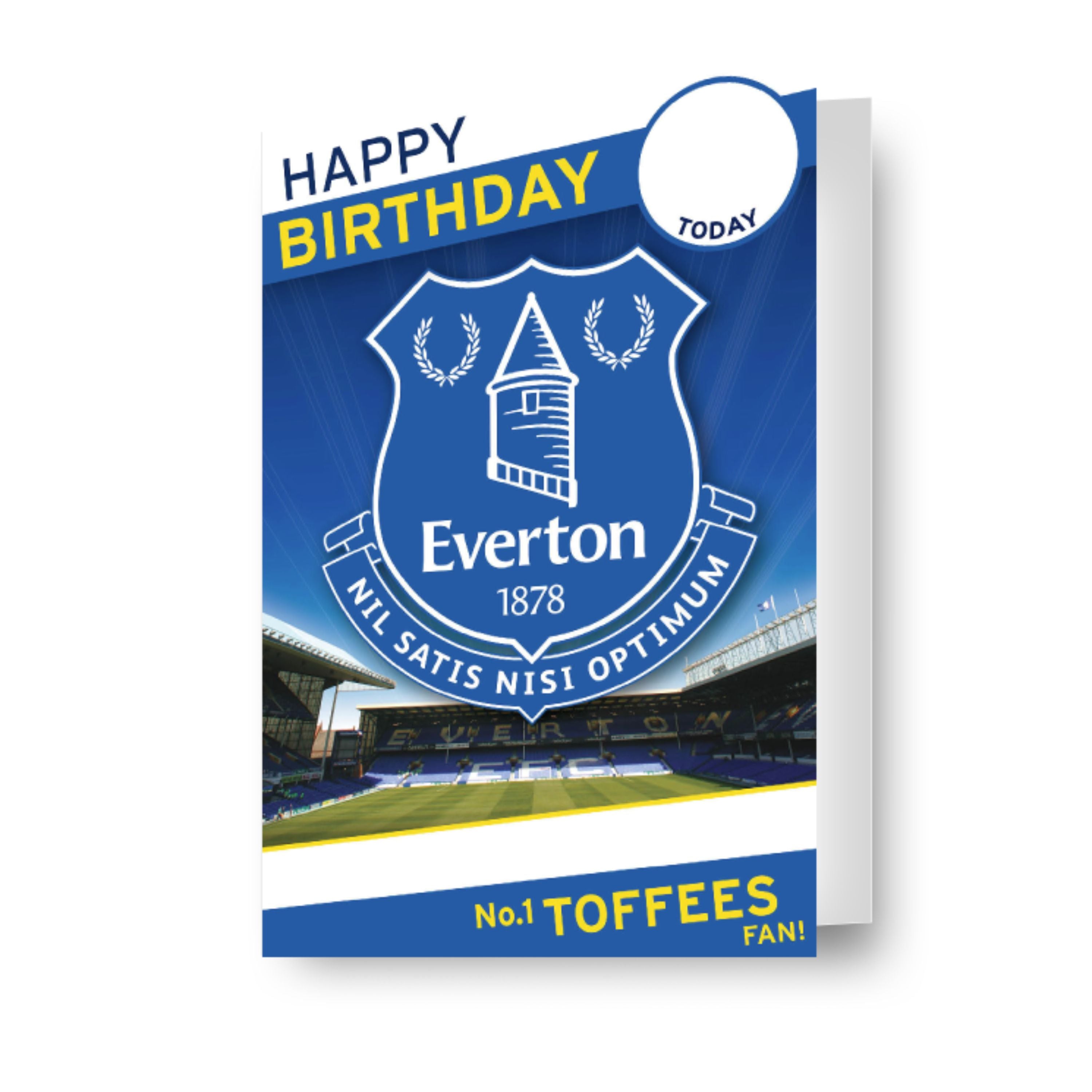 Everton FC Personalise Birthday Card With Sticker Sheet – Danilo Promotions