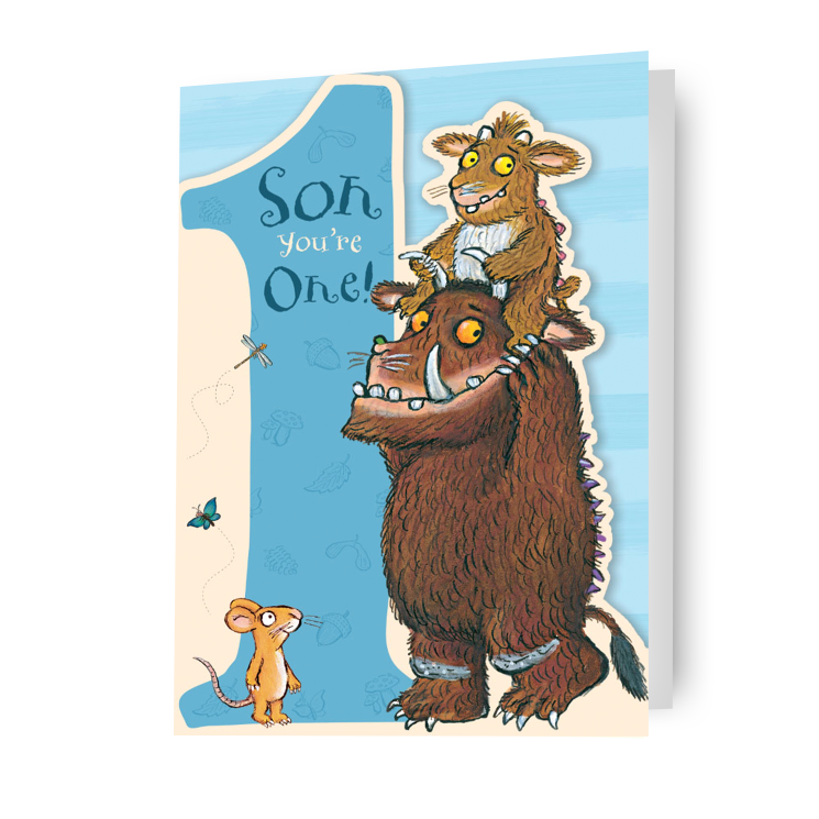The Gruffalo 'Son' Age 1 Birthday Card – Danilo Promotions