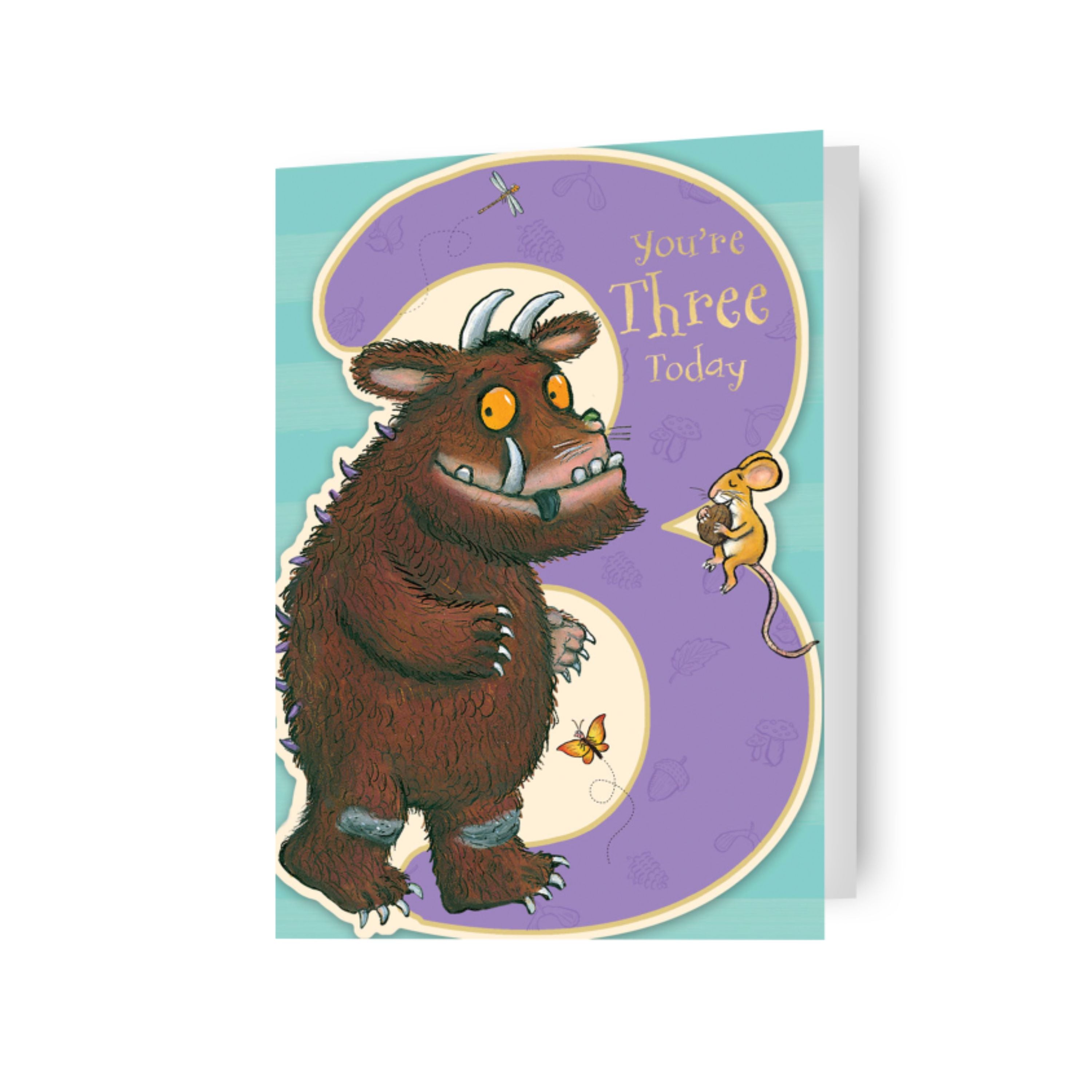 The Gruffalo Official Age 3 Birthday Card – Danilo Promotions