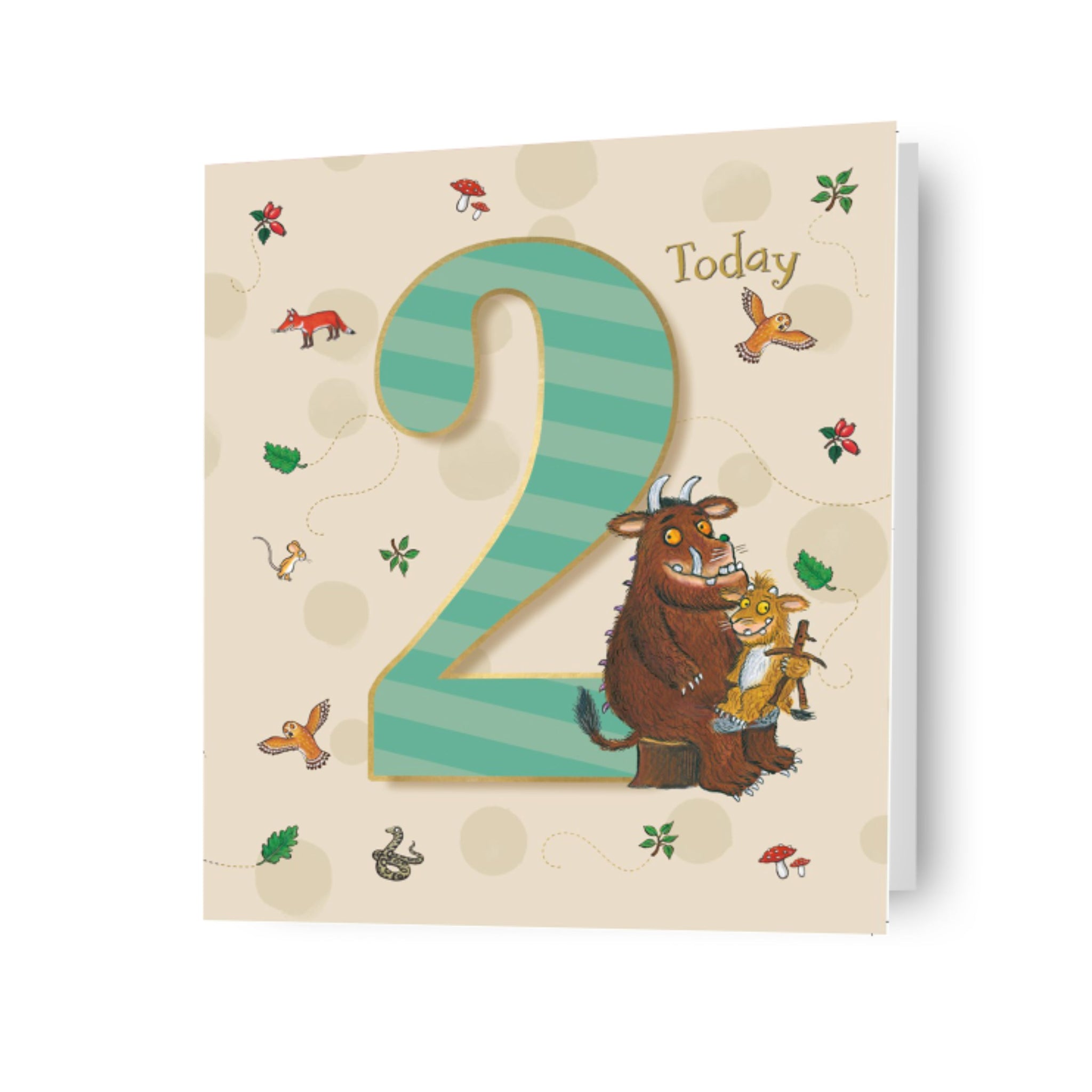 The Gruffalo Age 2 Birthday Card – Danilo Promotions