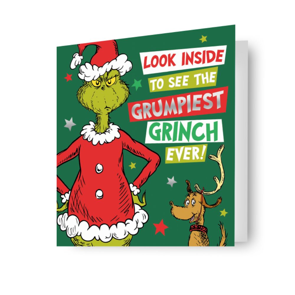 The Grinch (Mirror Inside) Christmas Card – Danilo Promotions