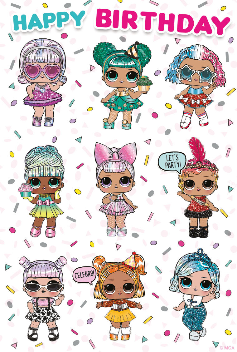 LOL Surprise Dolls Birthday Card – Danilo Promotions