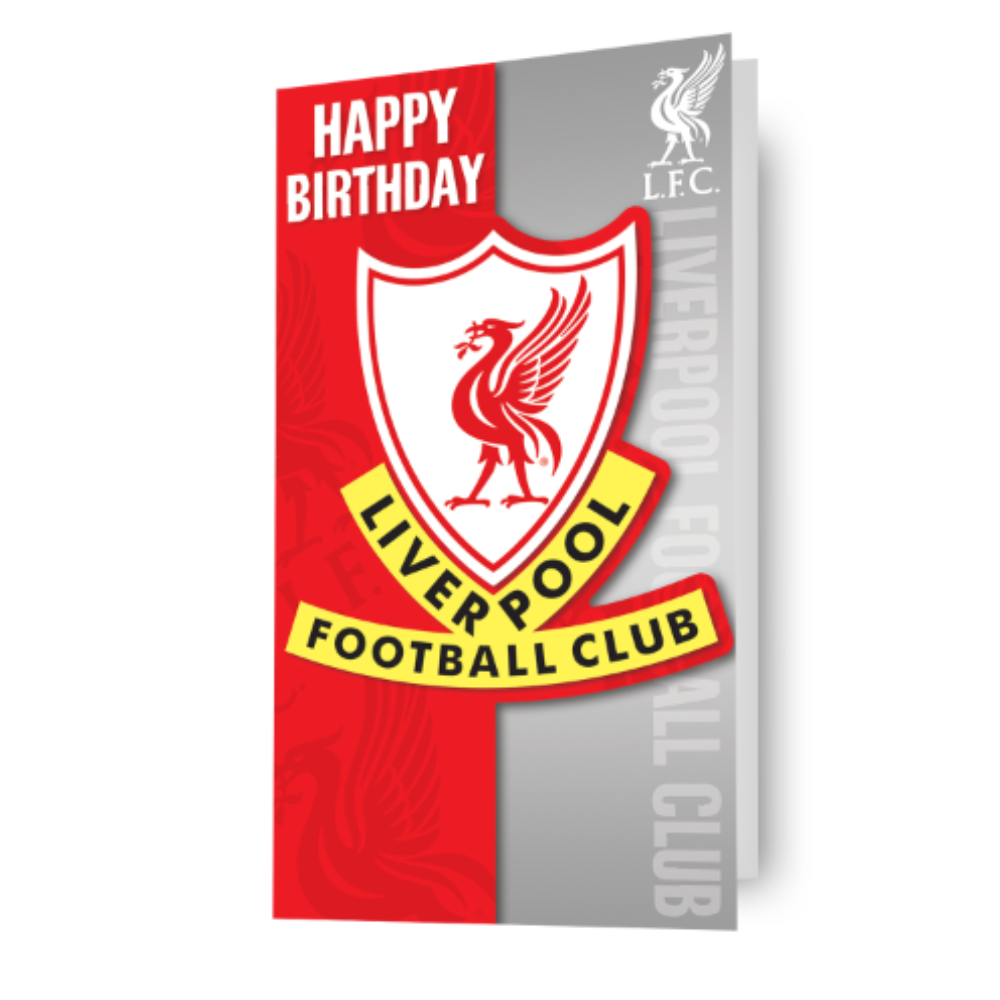 Liverpool FC Crest Birthday Card – Danilo Promotions