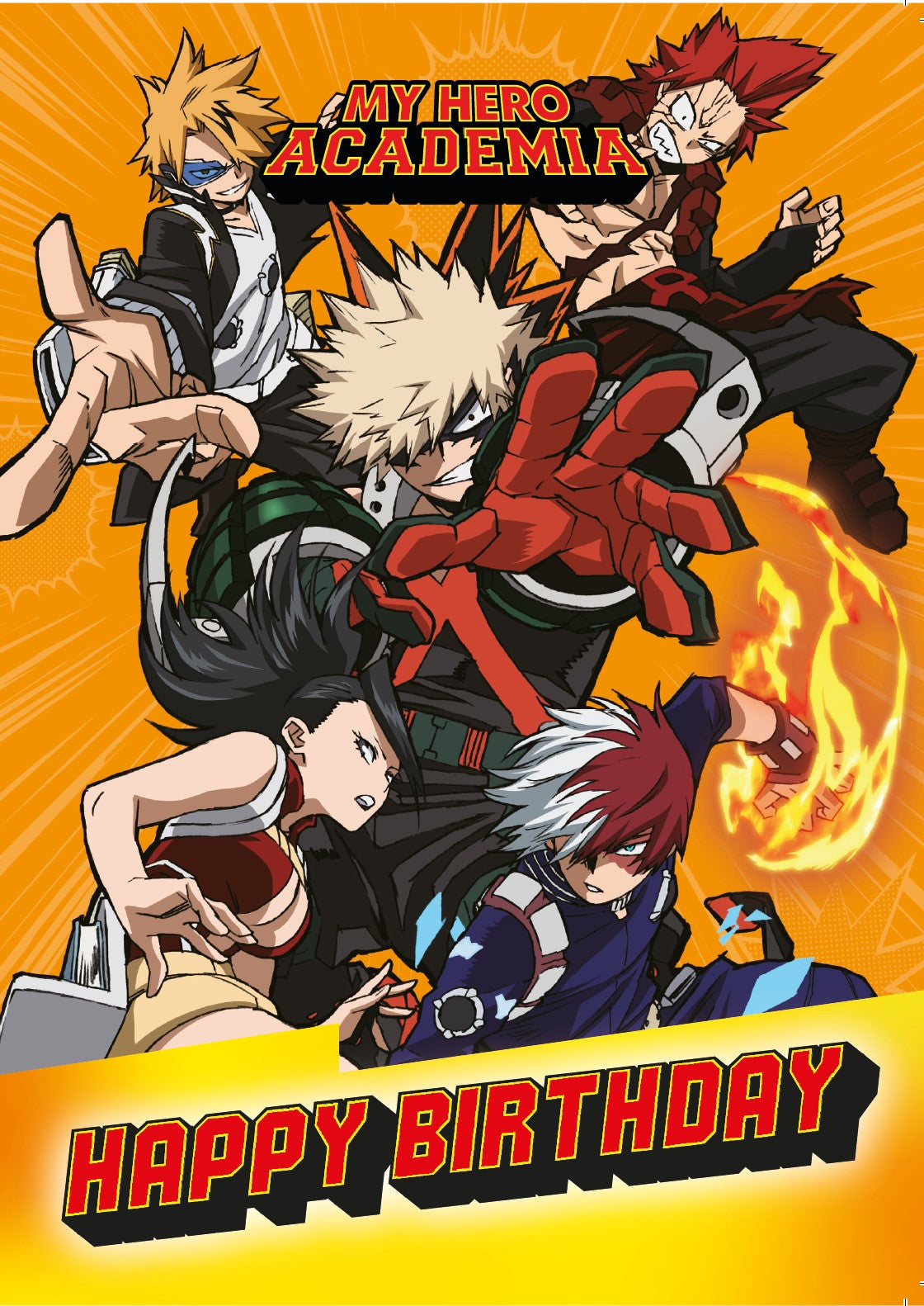 My Hero Academia Birthday Card – Danilo Promotions