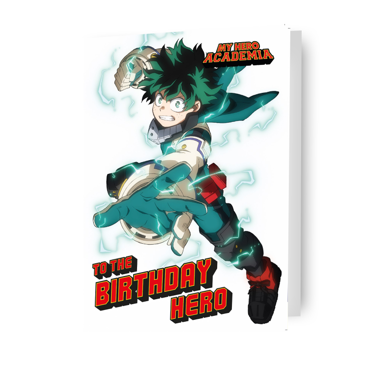 My Hero Academia Birthday Card – Danilo Promotions