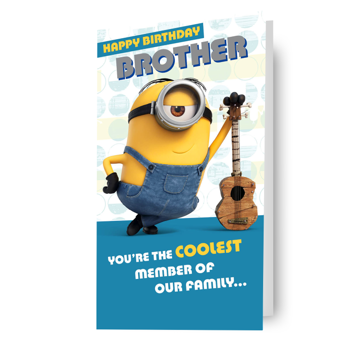 Minions Movie 'Brother' Birthday Card – Danilo Promotions