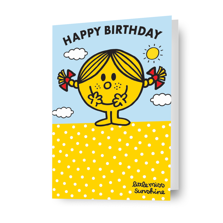 Mr Men & Little Miss Sunshine 'Happy Birthday' Card – Danilo Promotions