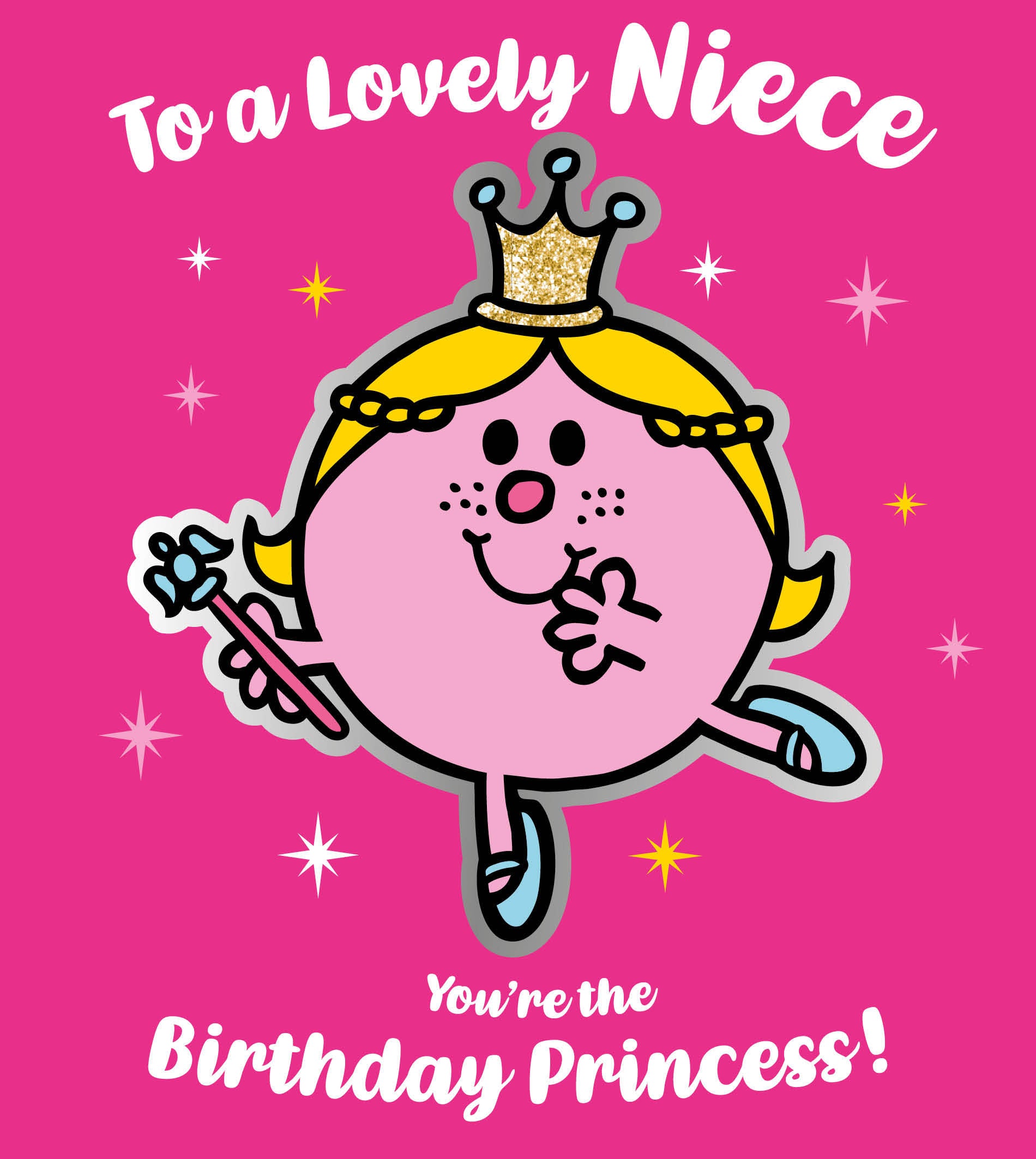 Niece Birthday Card Little Miss Princess Mr Men & Little Miss – Danilo ...