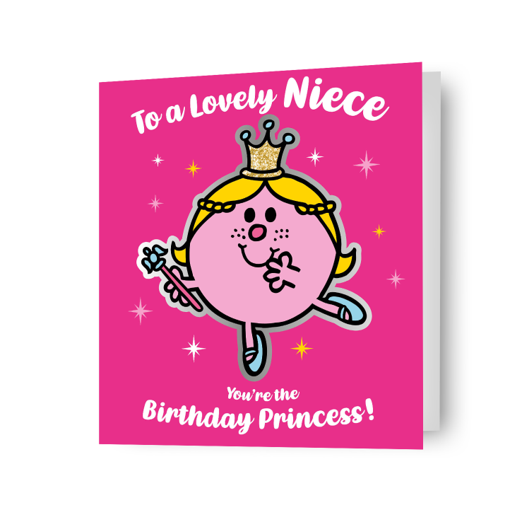 Mr Men & Little Miss Princess 'Niece' Birthday Card – Danilo Promotions