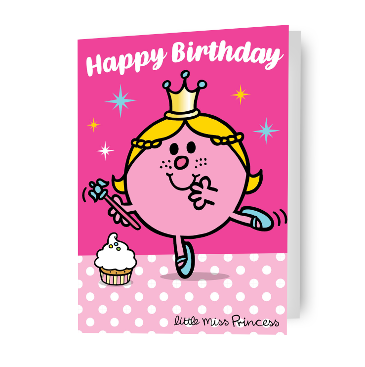 Mr Men & Little Miss Princess 'Happy Birthday' Card – Danilo Promotions
