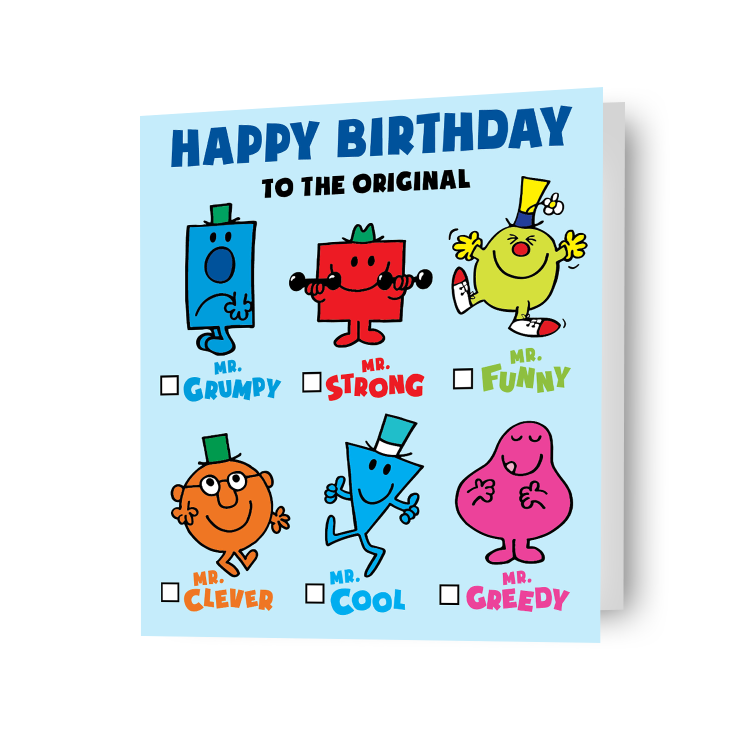 Mr Men & Little Miss 'Happy Birthday' Card – Danilo Promotions