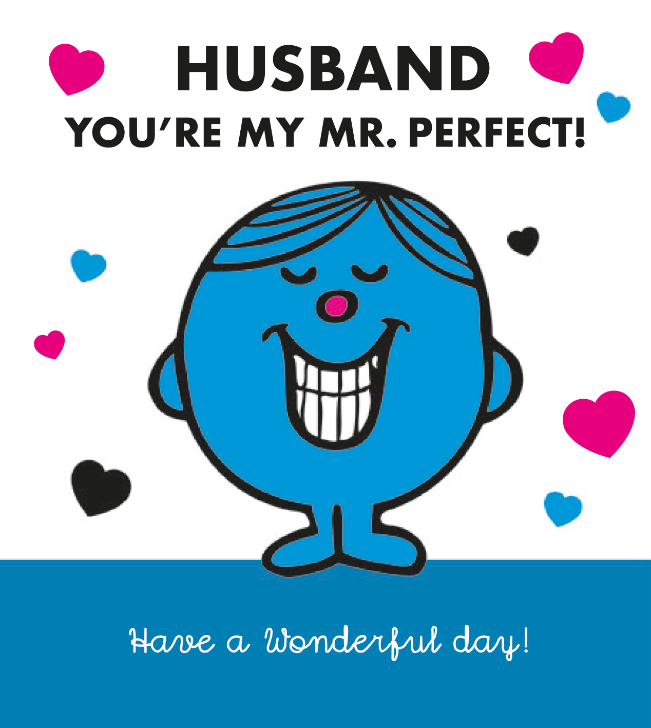 Mr Perfect Husband Birthday Card Mr Men & Little Miss – Danilo Promotions