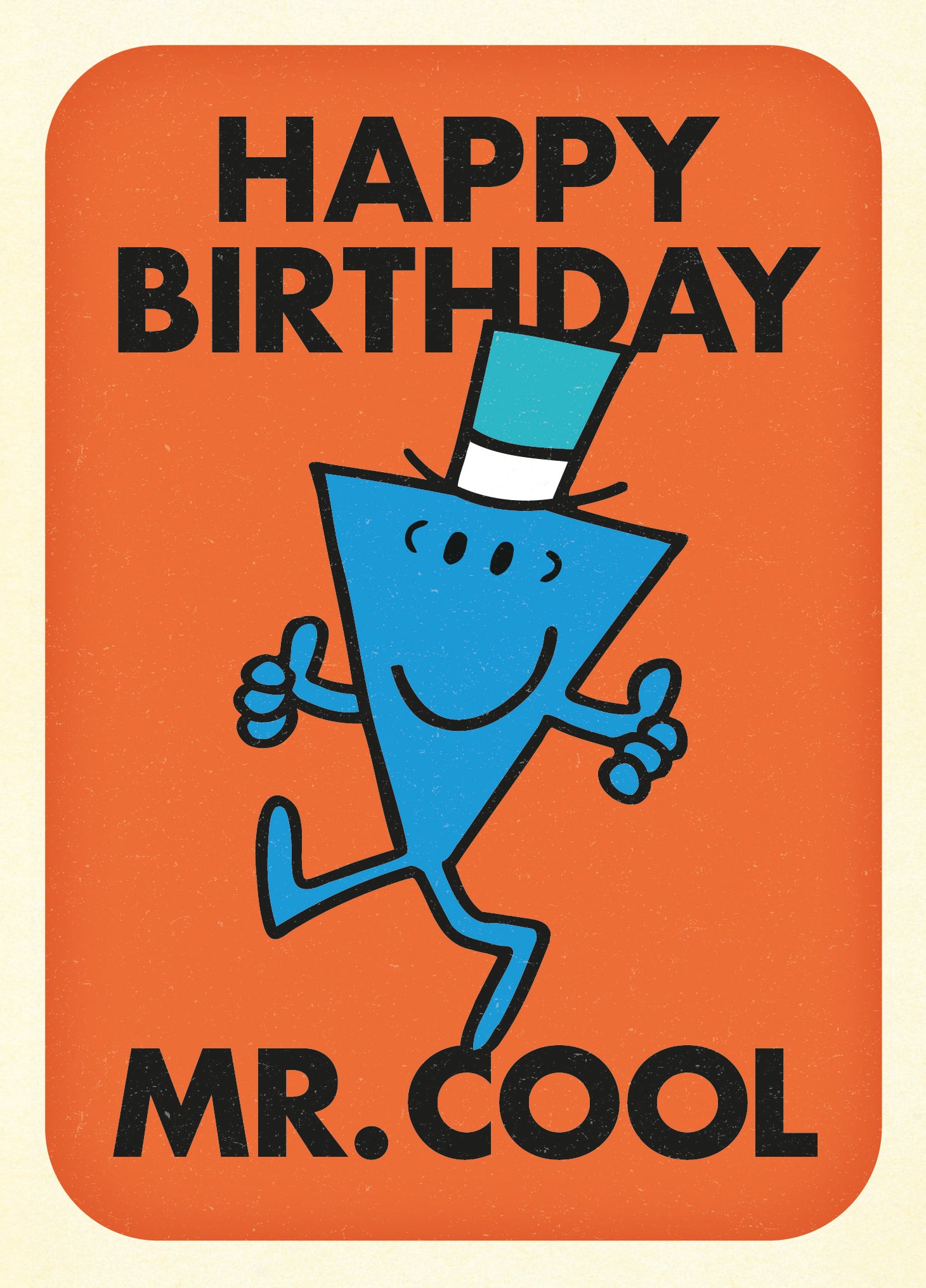 Mr Cool Birthday Card Mr Men & Little Miss – Danilo Promotions