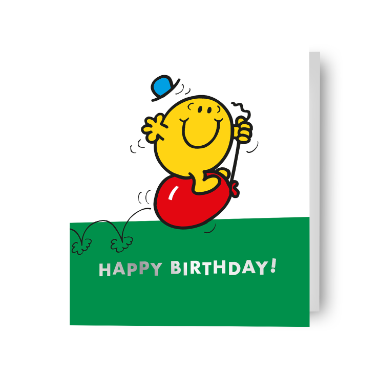 Mr Men & Little Miss Mr Happy Birthday Card – Danilo Promotions