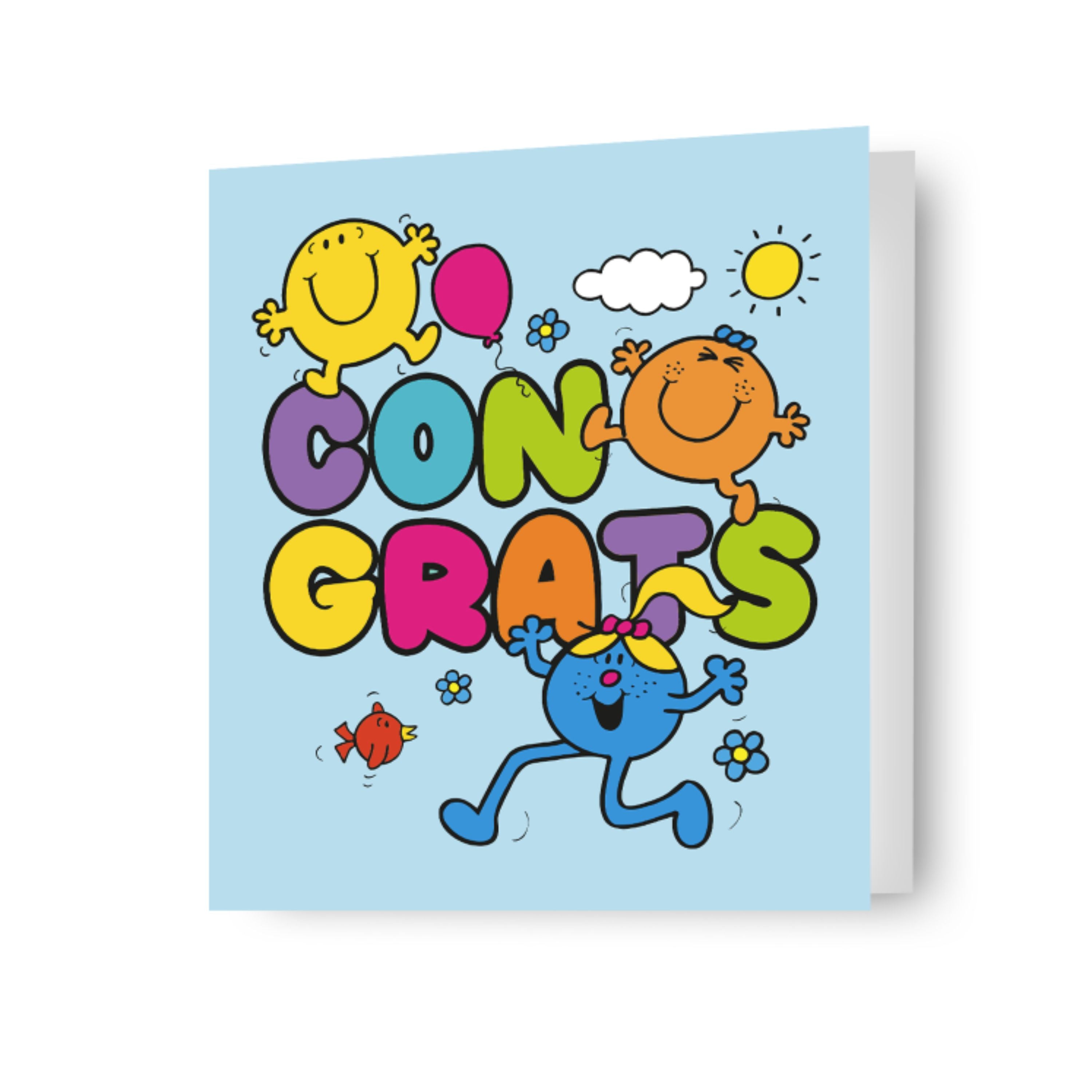 Mr Men & Little Miss Congratulations Card – Danilo Promotions