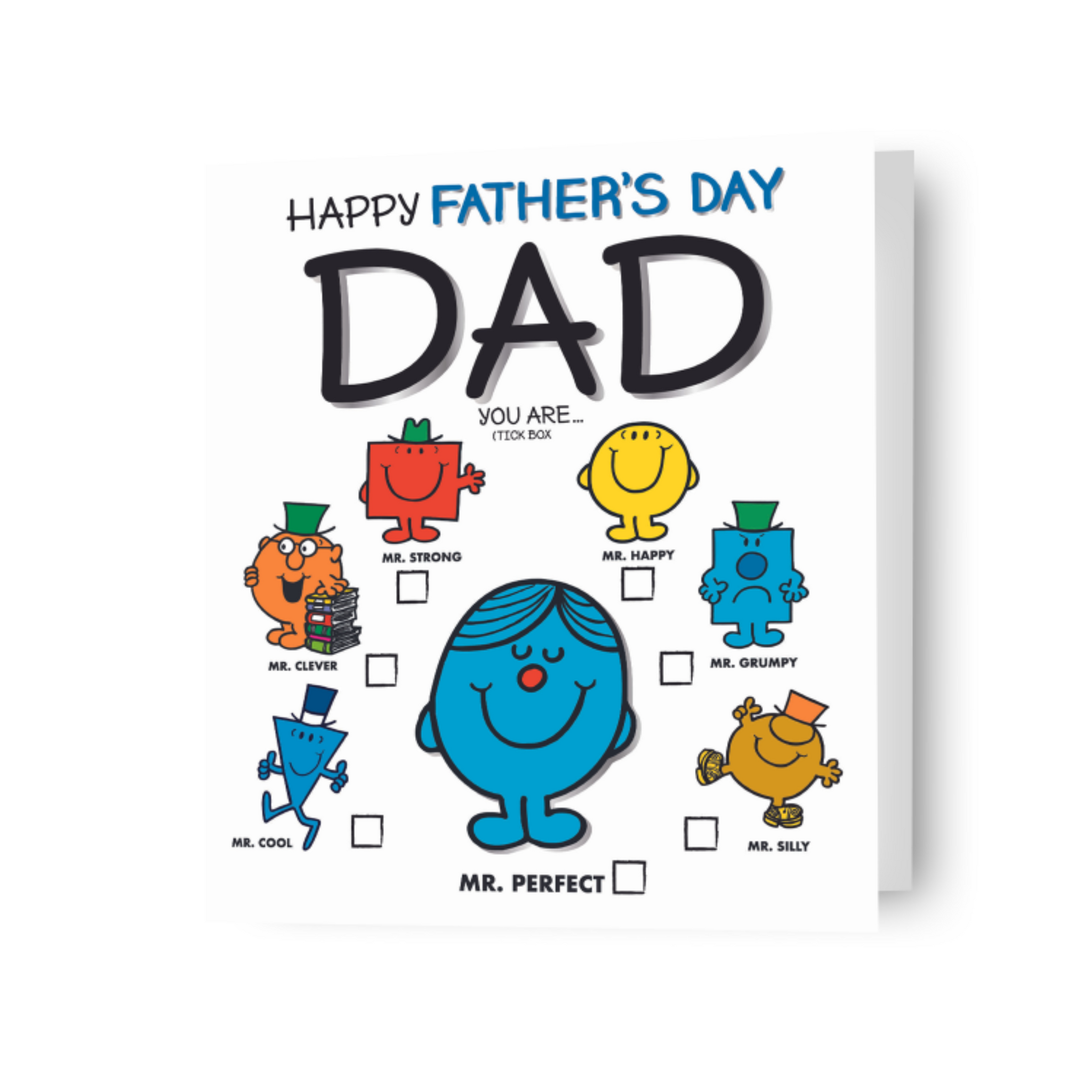 Mr Men & Little Miss 'Dad' Father's Day Card – Danilo Promotions