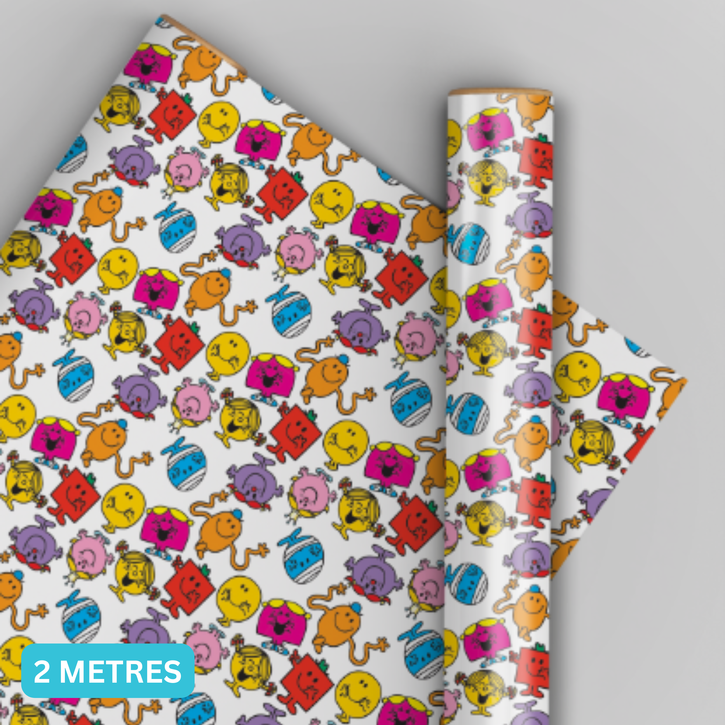 Mr Men & Little Miss 2m Roll Wrapping Paper – Danilo Promotions
