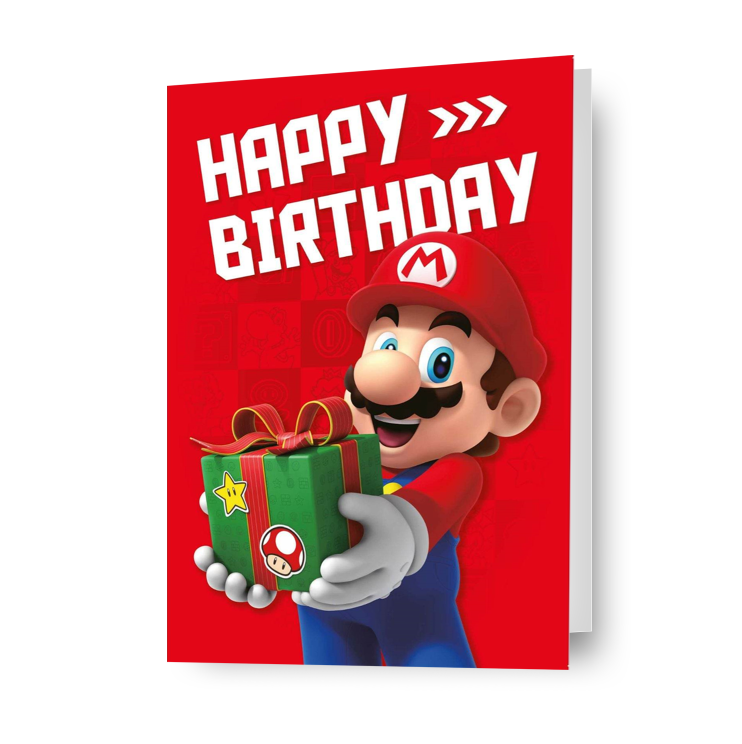 Super Mario 'Happy Birthday' Card – Danilo Promotions