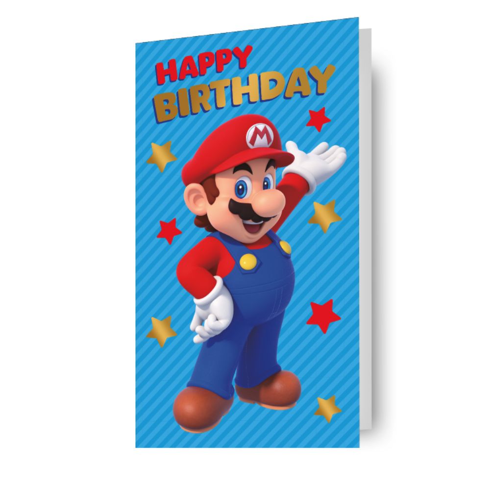 Super Mario Age 8 Birthday Card – Danilo Promotions