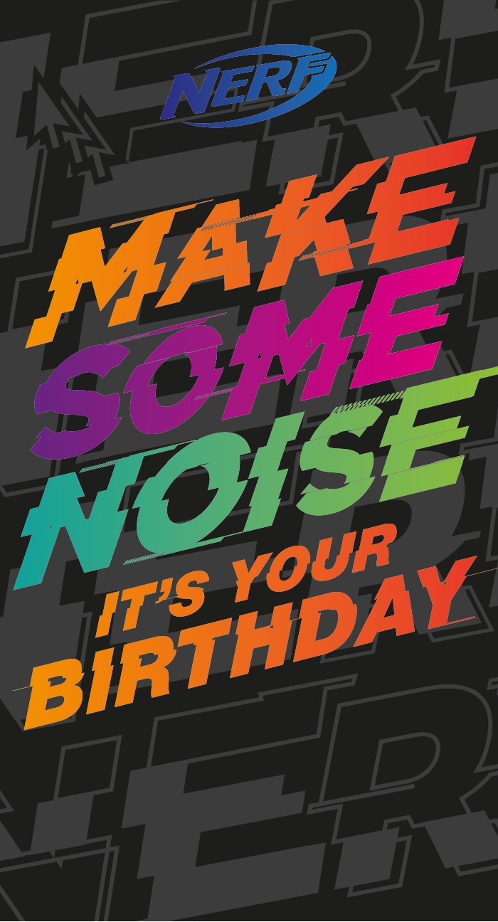 Nerf Birthday Card – Danilo Promotions