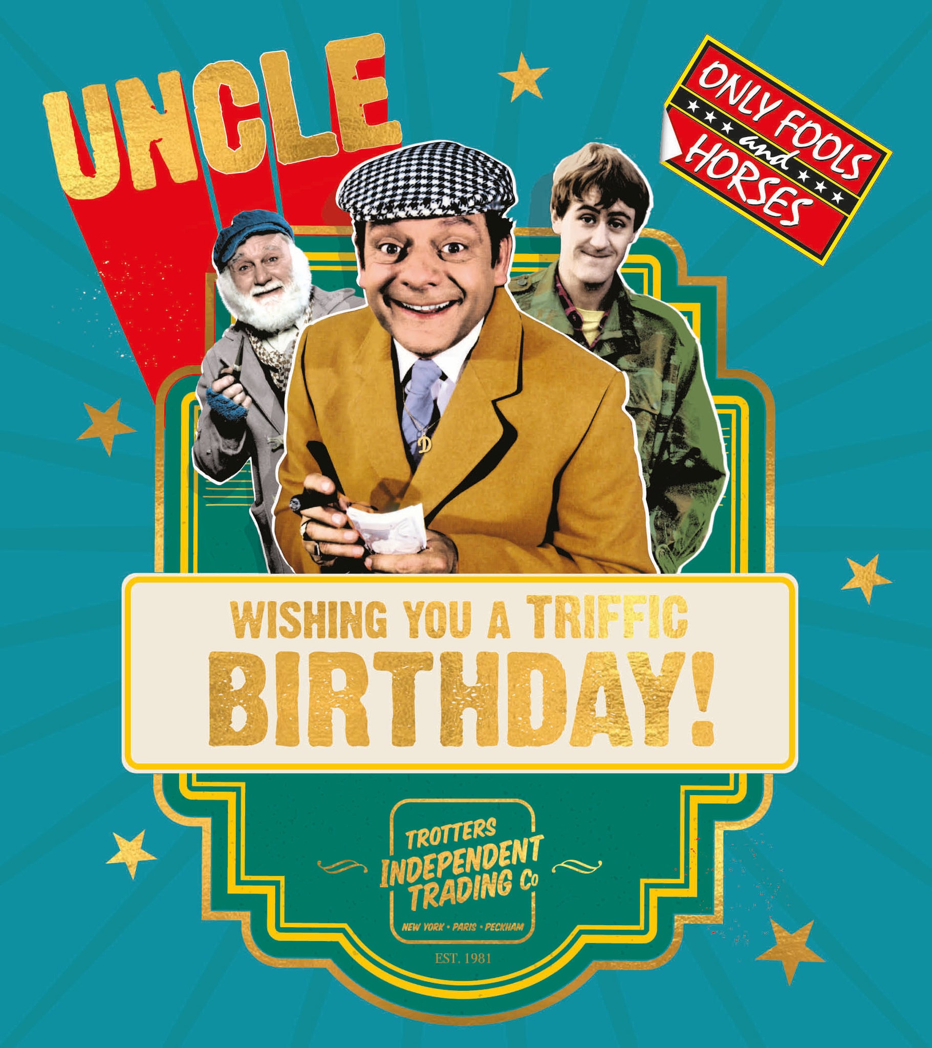 Only Fools and Horses Uncle Birthday Card – Danilo Promotions