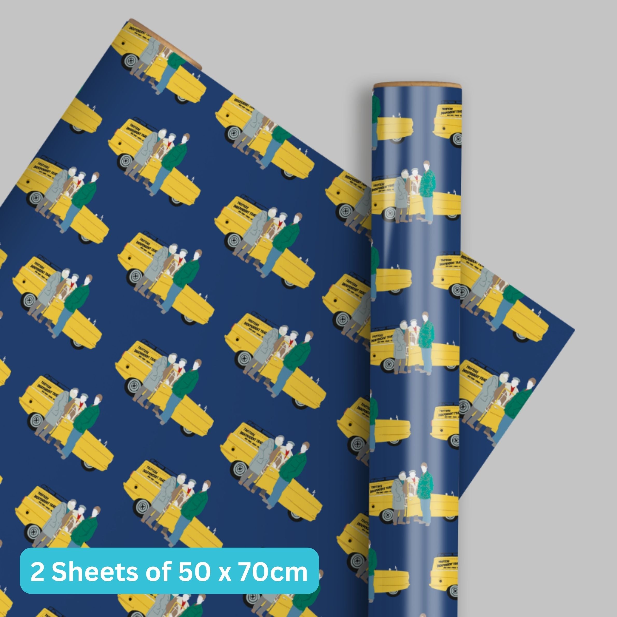 Only Fools And Horses Wrapping Paper 2 Sheet & 2 Tag – Danilo Promotions