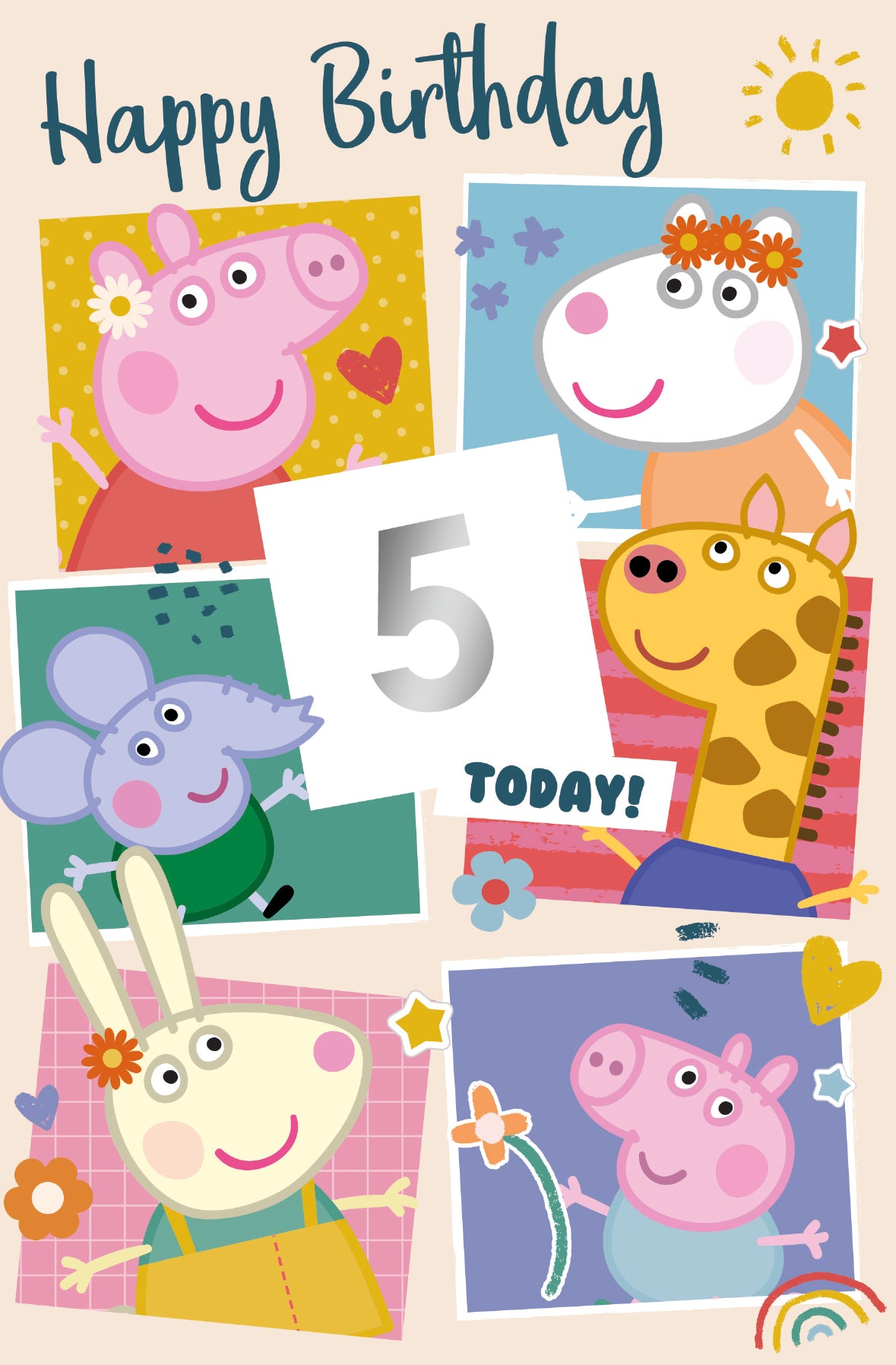 Peppa Pig Age Sticker Birthday Card – Danilo Promotions