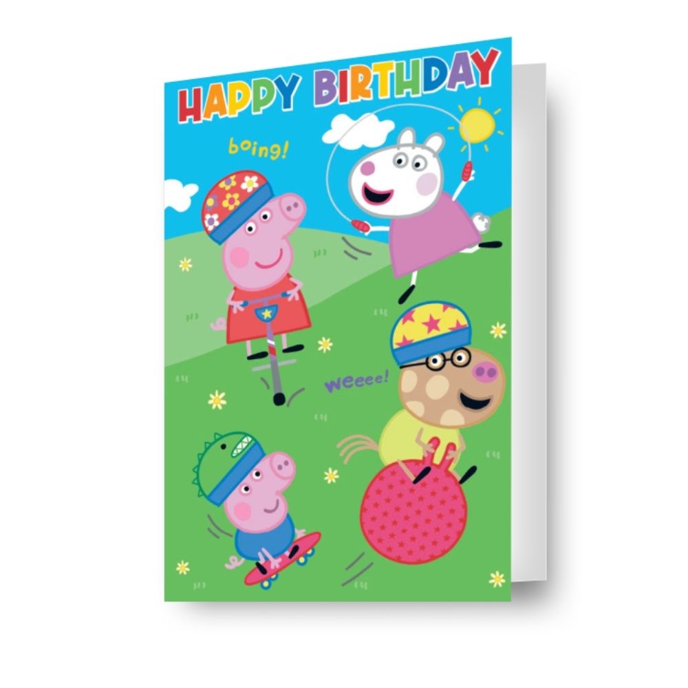 Buy Official Pegga Pig Look Whoâ€™s 2 Birthday Card | Danilo – Danilo ...