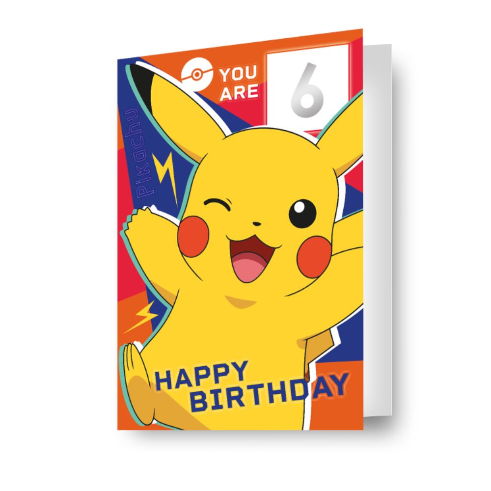 Pokemon Age Sticker Birthday Card – Danilo Promotions