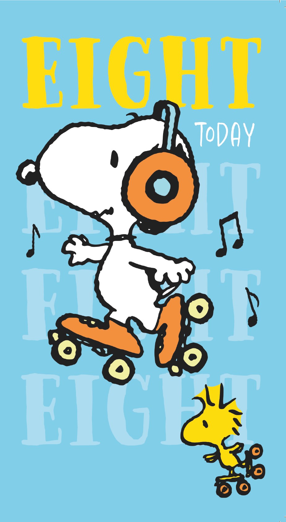 Peanuts Snoopy Age 8 Birthday Card – Danilo Promotions