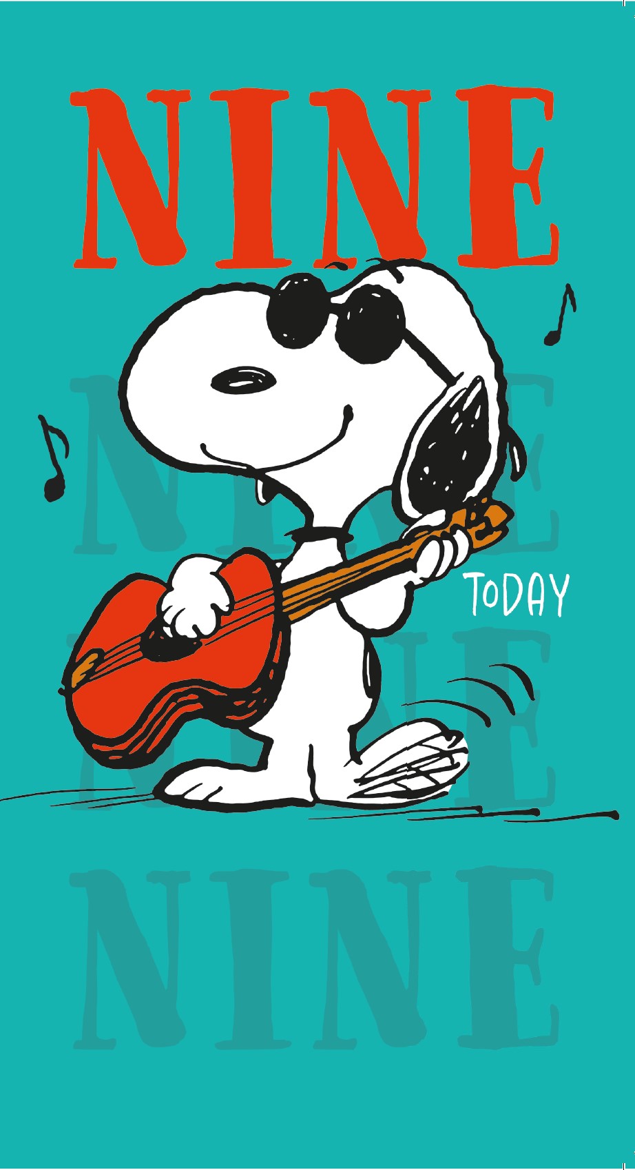Peanuts Snoopy Age 9 Birthday Card – Danilo Promotions